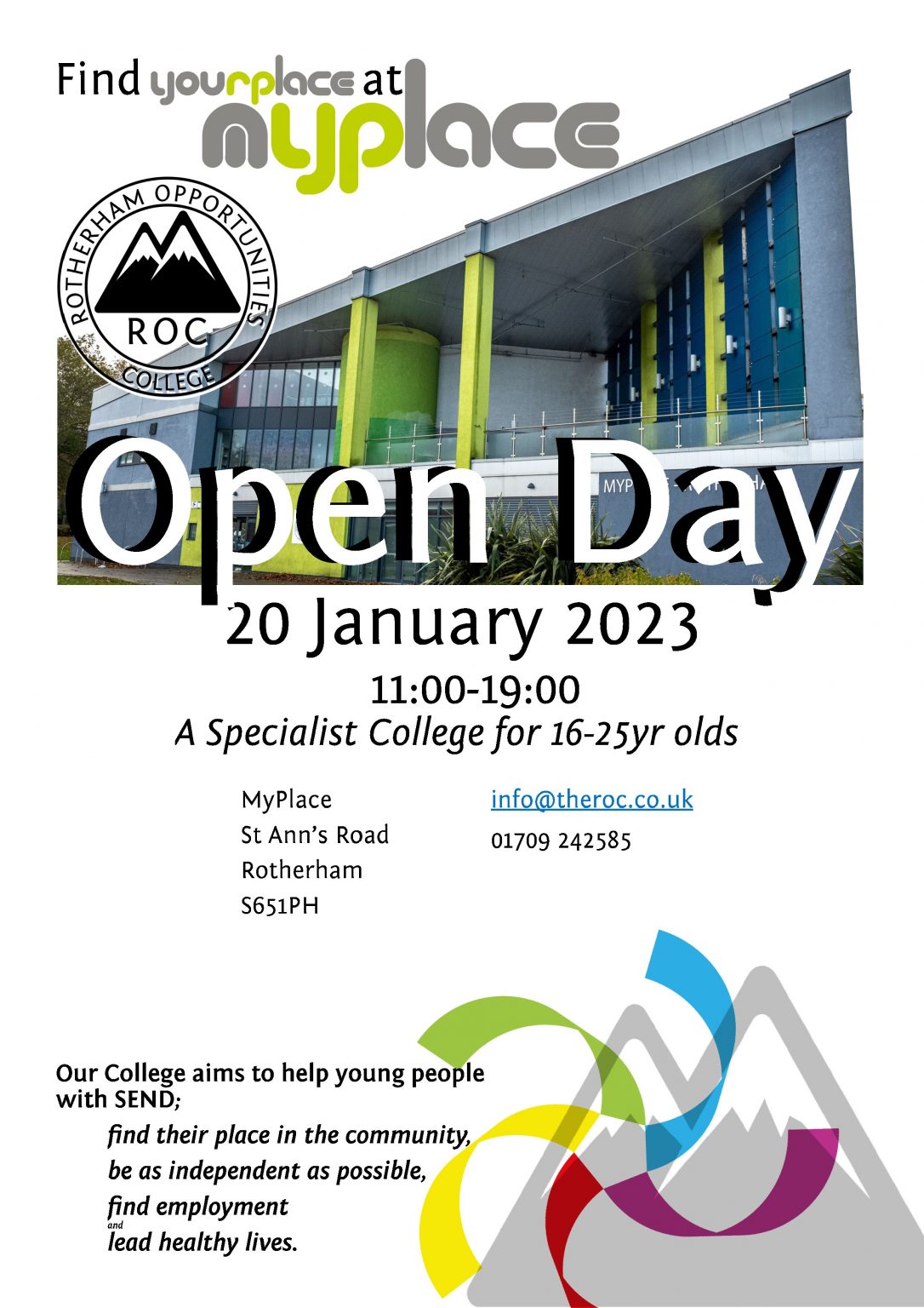 Open Day – January 2023 – Rotherham Opportunities College