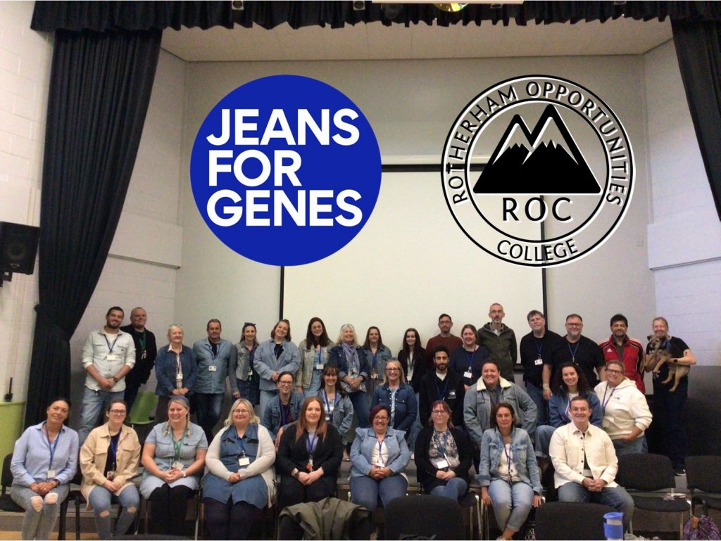 Jeans for Genes Day at the ROC - Rotherham Opportunities College